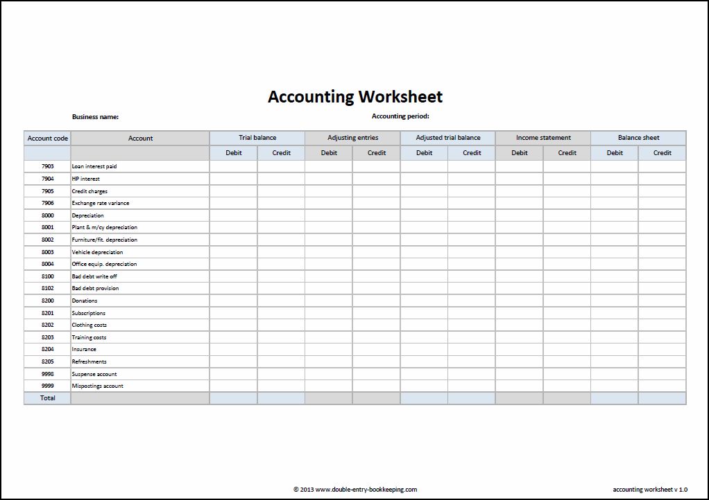 General Ledger Account Reconciliation Template Accounting Journal 