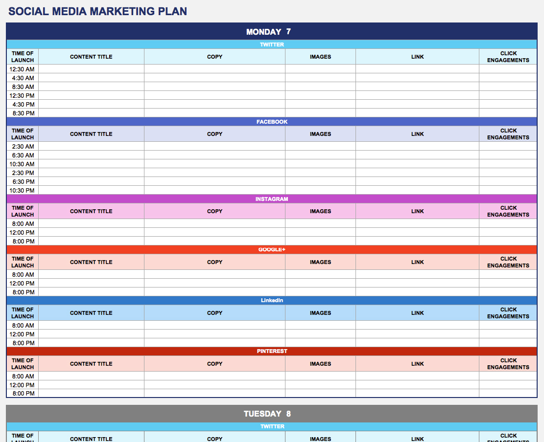 Marketing Spreadsheet Template Spreadsheet Templates For Business 