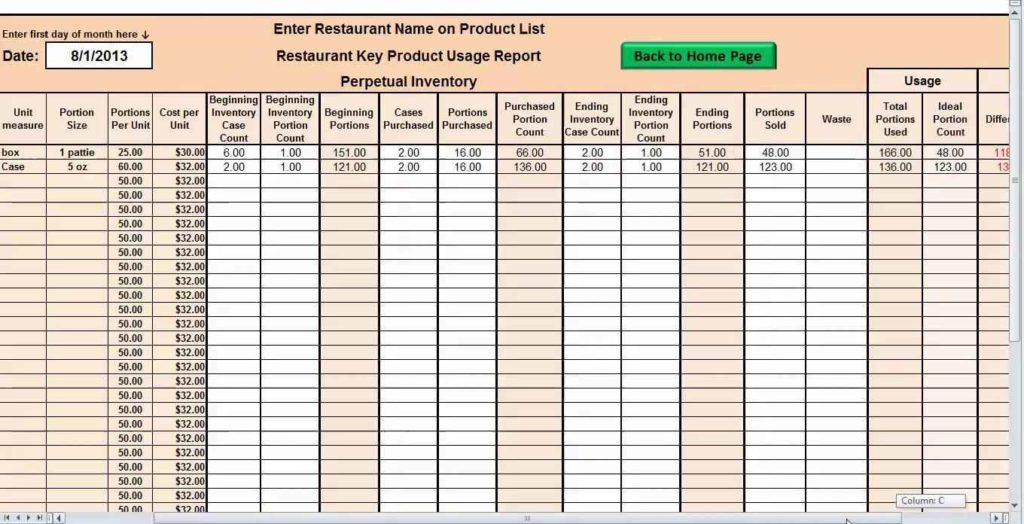 Inventory Spreadsheet Template Excel Product Tracking Inventory Spreadsheet Template Free 