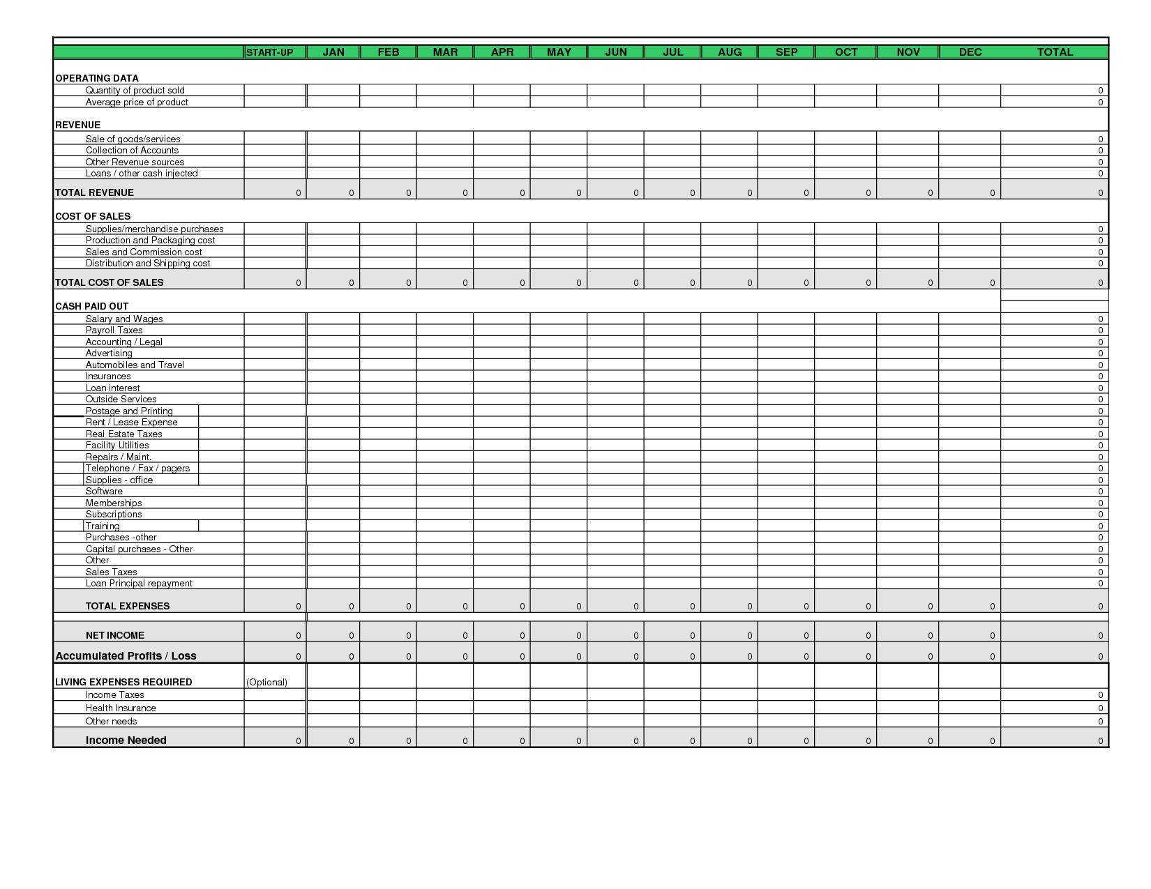 Personal Monthly Cash Flow Statement Template Excel Excel Spreadsheet Personal Monthly Cash Flow Statement Template Excel Excel Spreadsheet