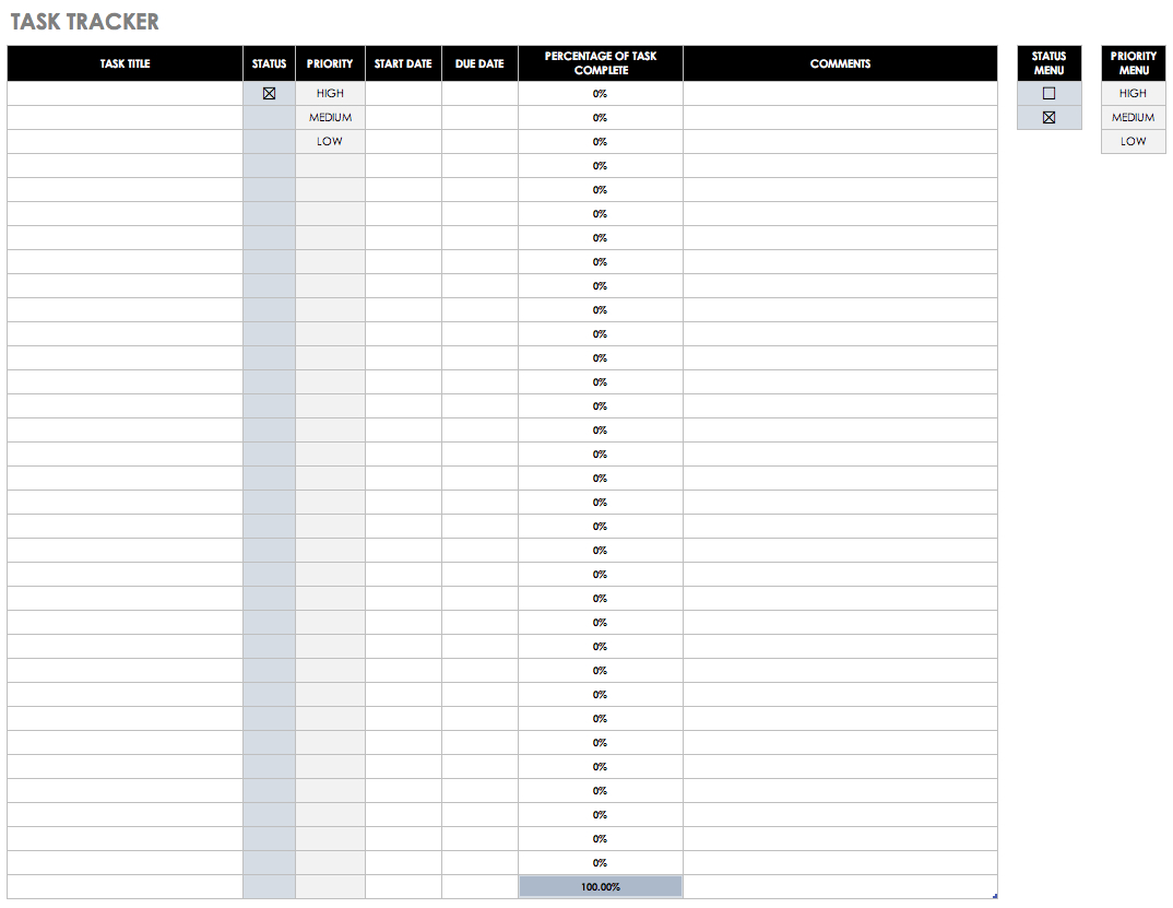 Daily Task Tracking Spreadsheet Tracking Spreadshee Daily Task Tracking 