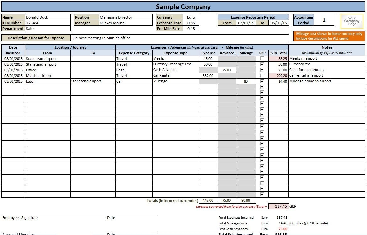 Employee Daily Task Tracker Excel Template