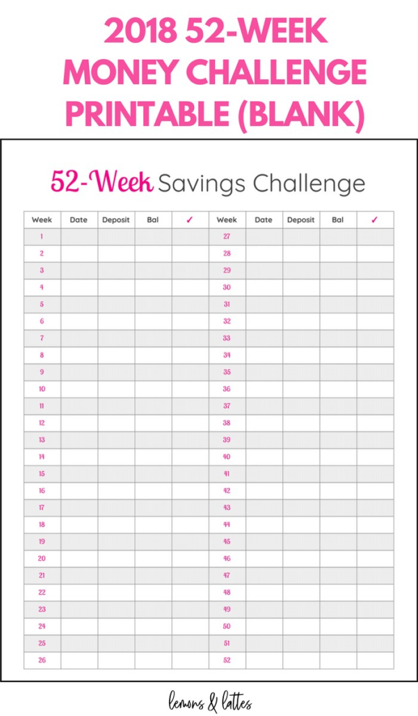 52 Week Savings Plan Spreadsheet Spreadsheet Downloa 52 Week Savings 