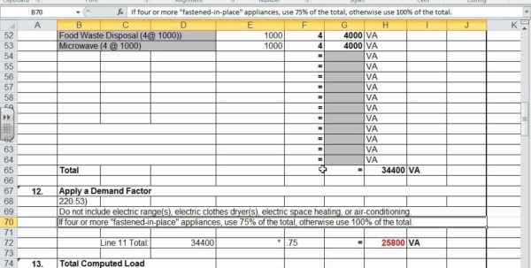 Commercial Electrical Load Calculation Spreadsheet 2 Spreadsheet Downloa commercial electrical ...