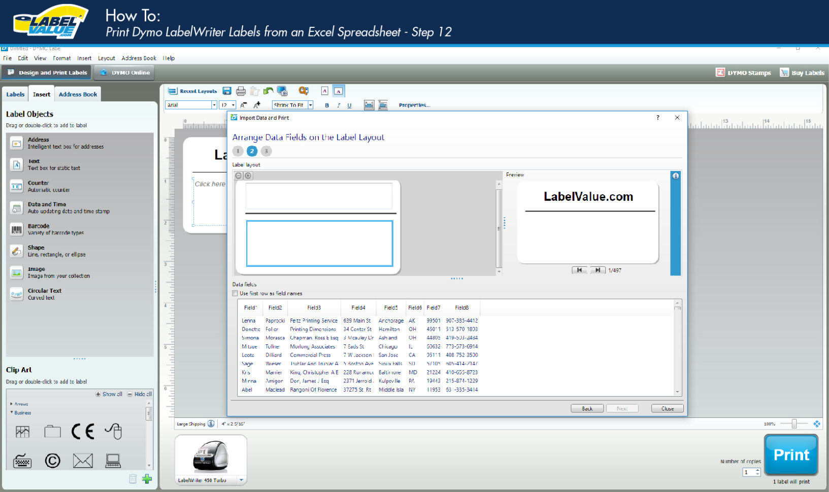 How To Print Labels From Excel Spreadsheet Spreadsheet Downloa How To 