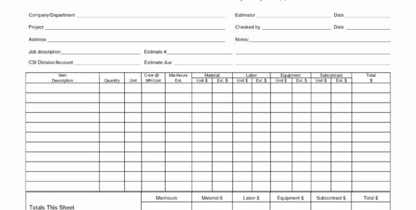 Material Takeoff Spreadsheet Spreadsheet Download construction material takeoff spreadsheet ...