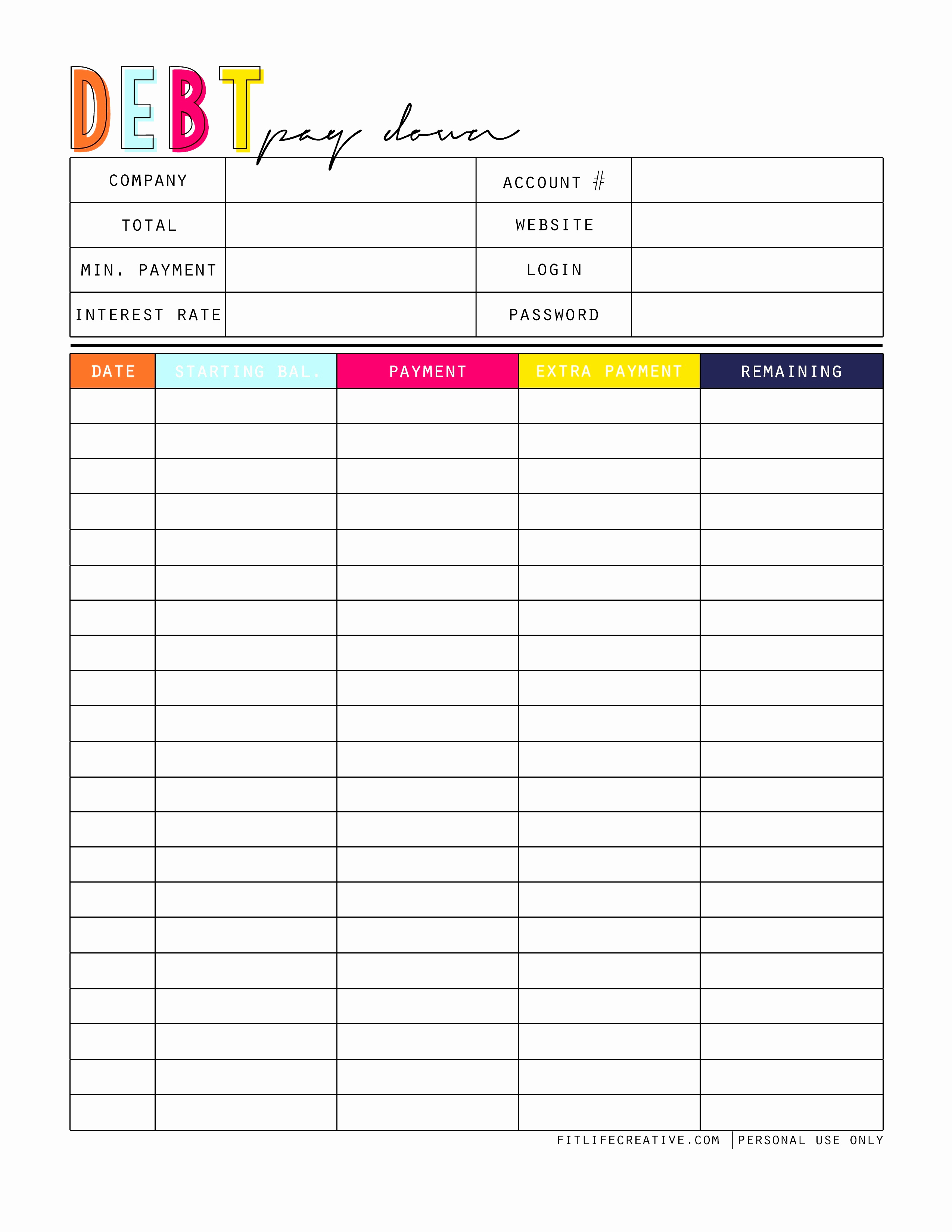 Ramsey Snowball Spreadsheet Spreadsheet Downloa Dave Ramsey Snowball 