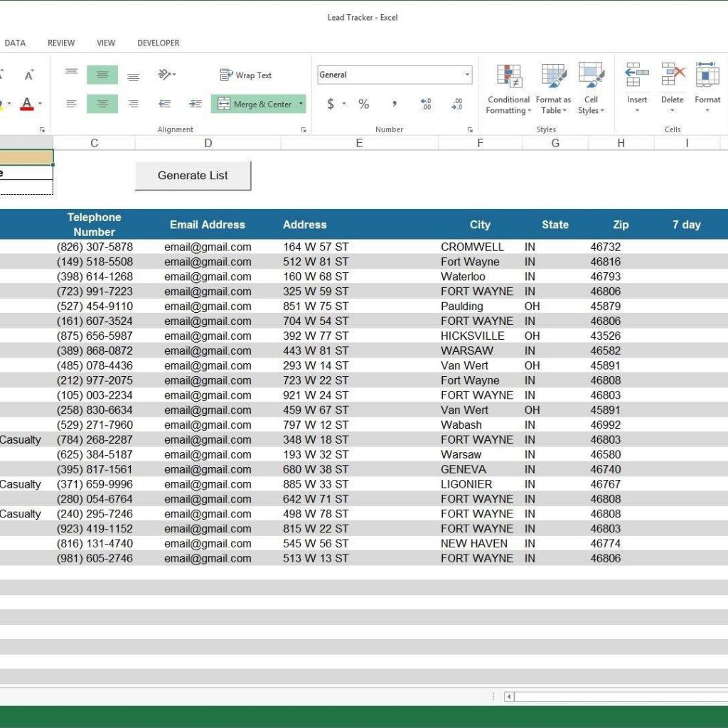 Real Estate Transaction Spreadsheet Within Real Estate Lead Tracking