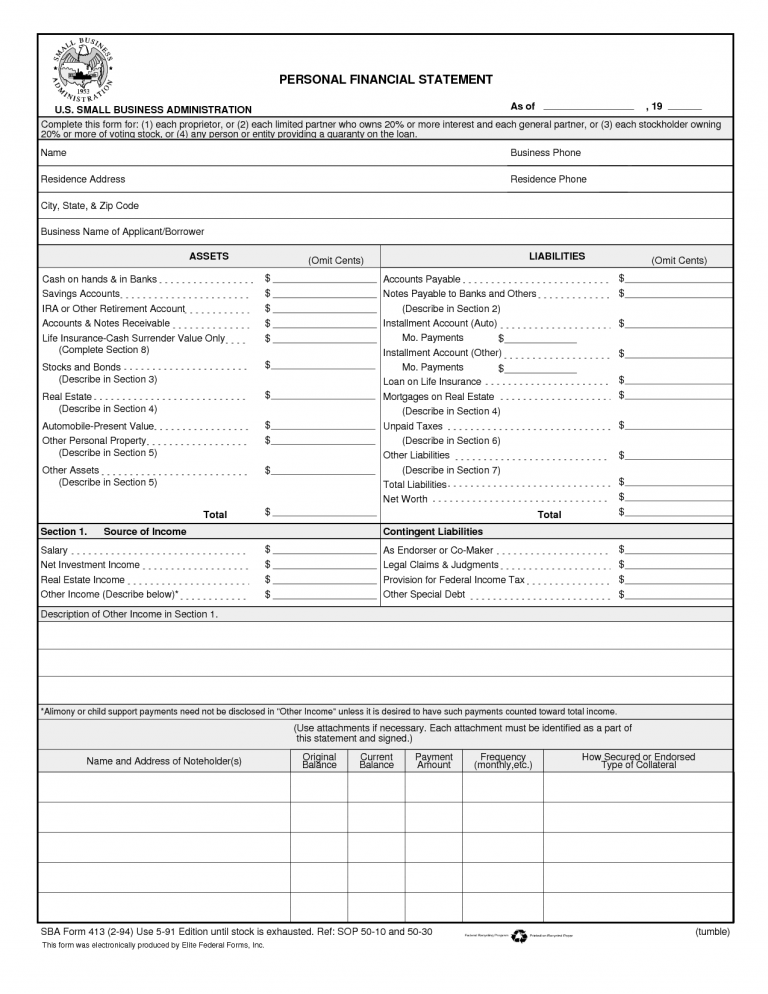 Income Statement Small Business Example — db-excel.com
