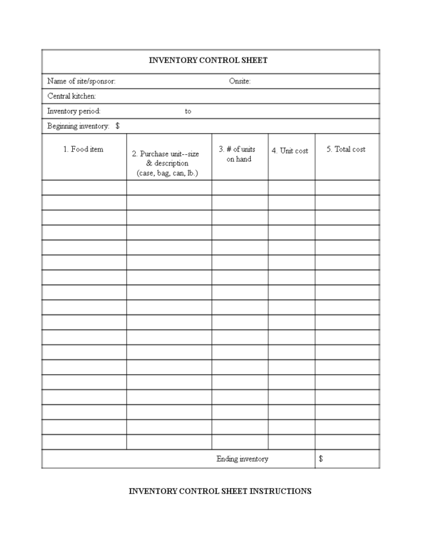 Free Business Inventory Spreadsheet Templates — db-excel.com