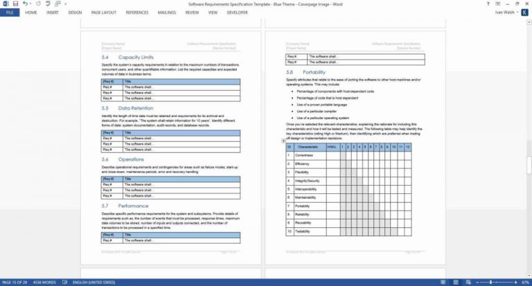 Requirements Spreadsheet Template — db-excel.com