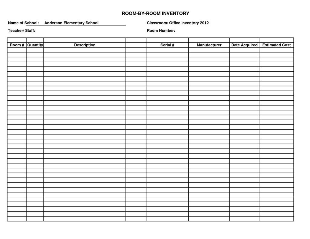 Free Ebay Inventory Spreadsheet Template Db excel