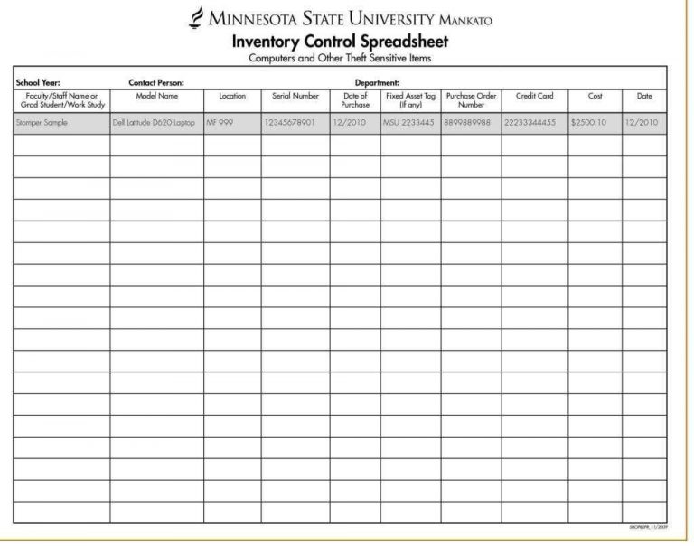 Restaurant Inventory Sheet Pdf — db-excel.com
