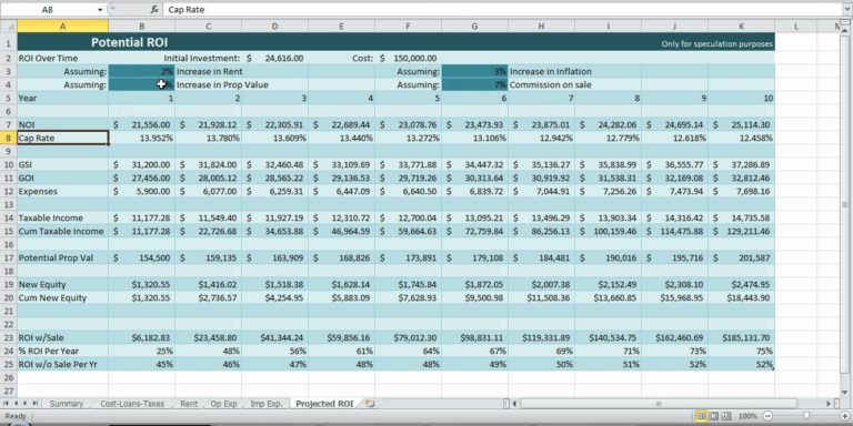 Financial Planning Excel Sheet — db-excel.com