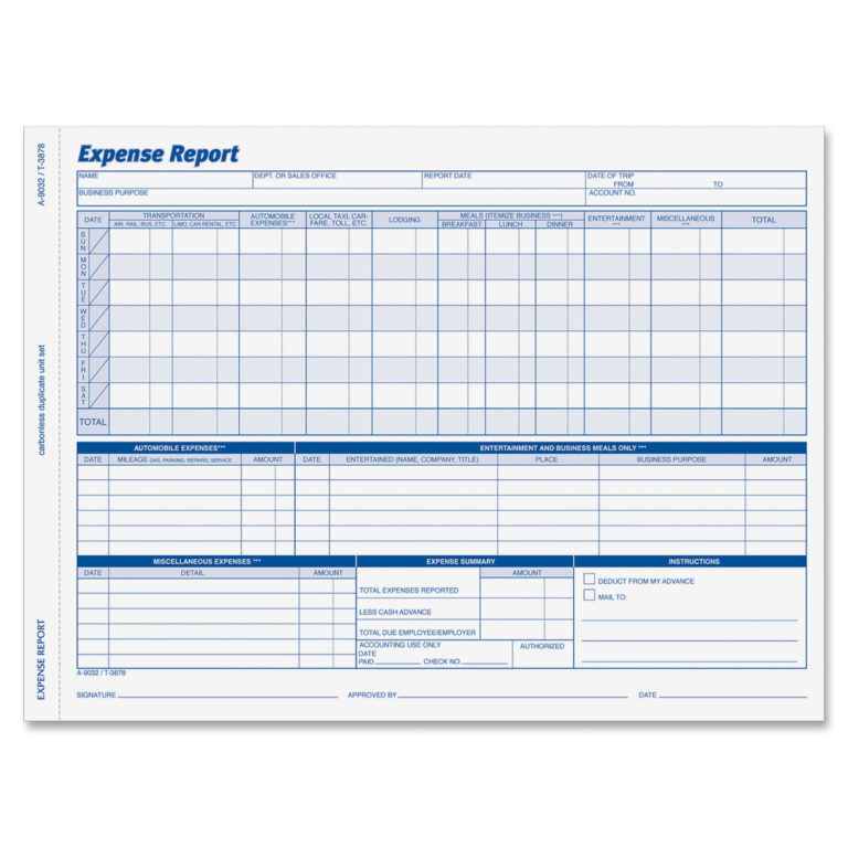 expense report form excel — db-excel.com