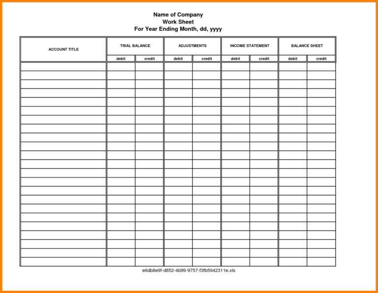16+ Accounting Ledgers Templates | World Wide Herald inside Bookkeeping ...