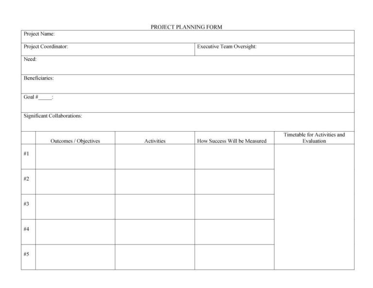 Project Management Templates Word — db-excel.com