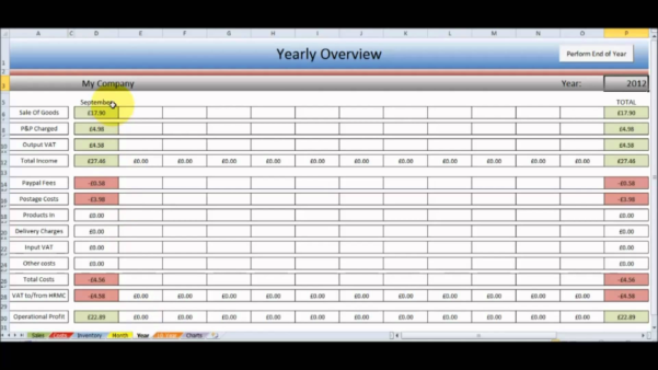 Bookkeeping Templates For Small Business Valid Excel Accounting inside ...