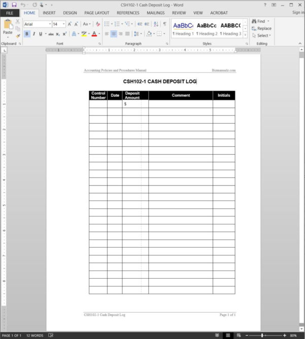 Manual Bookkeeping Template — db-excel.com