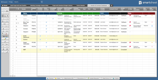 Excel Contact Management Database Template — db-excel.com