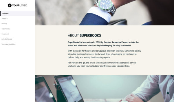 Bookkeeping Proposal Template — db-excel.com