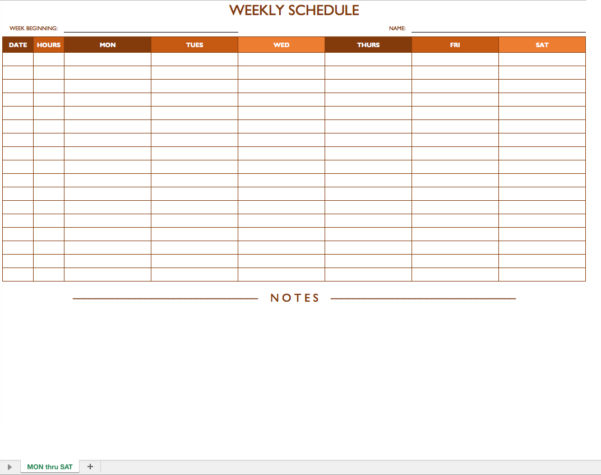 Employee Work Schedule Spreadsheet — db-excel.com