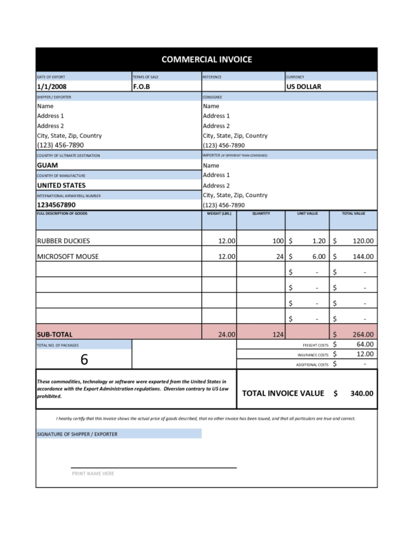 Invoice Spreadsheet Template Microsoft Works | Invoice Template to ...