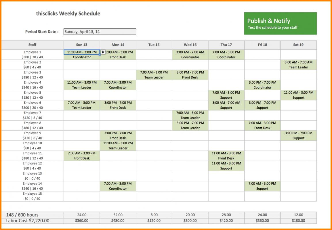 Monthly Staff Schedule Template Excel Db excel Monthly Staff Schedule Template Excel Db excel