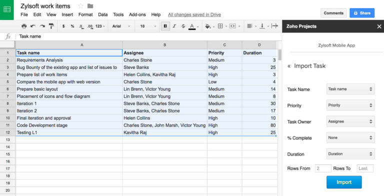 Project Management System For Your G Suite - Zoho Suite for Project ...