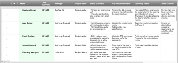 Project Status Report Checklist - Creating Your Weekly Report in ...