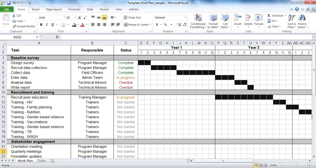 Project Management Template Excel Free Dopmotorcycle