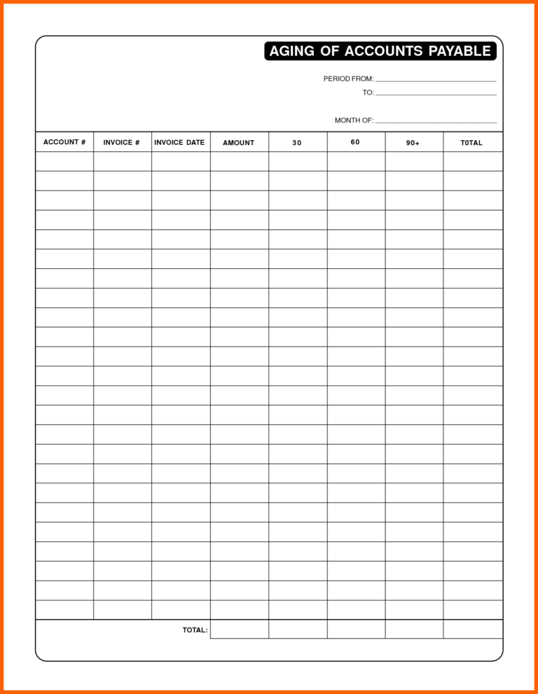 Free Accounts Payable Ledger Template — db-excel.com