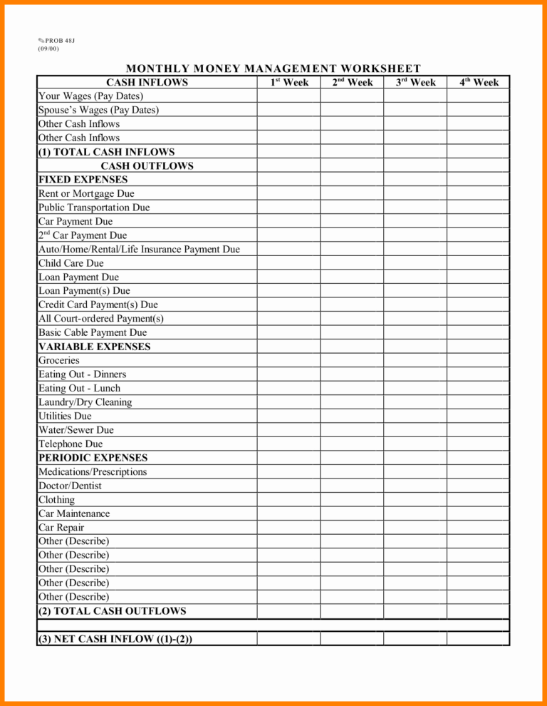 Spreadsheets To Help Manage Money — db-excel.com