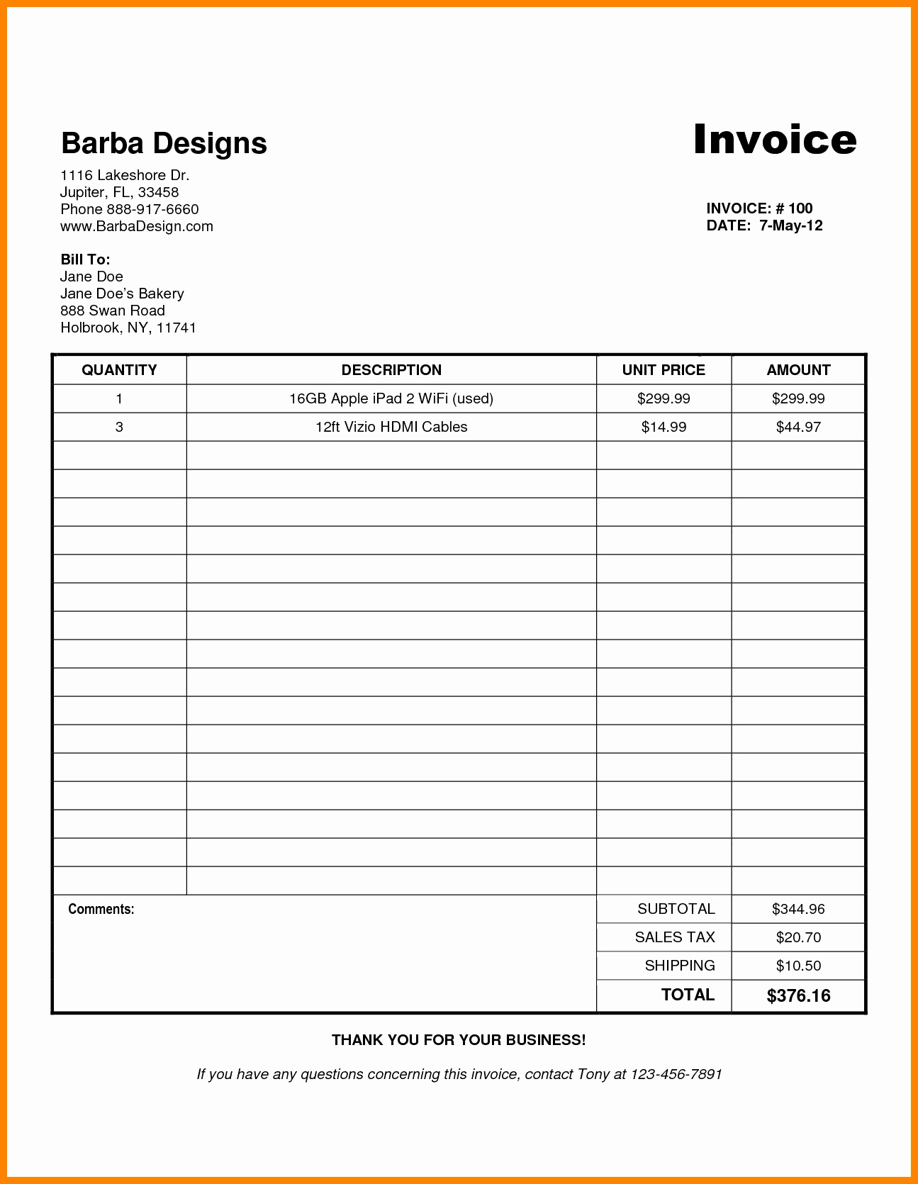 Artist Invoice Template Free New Artist Invoice Template Free With 