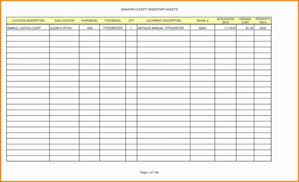 Beverage Inventory Spreadsheet — db-excel.com