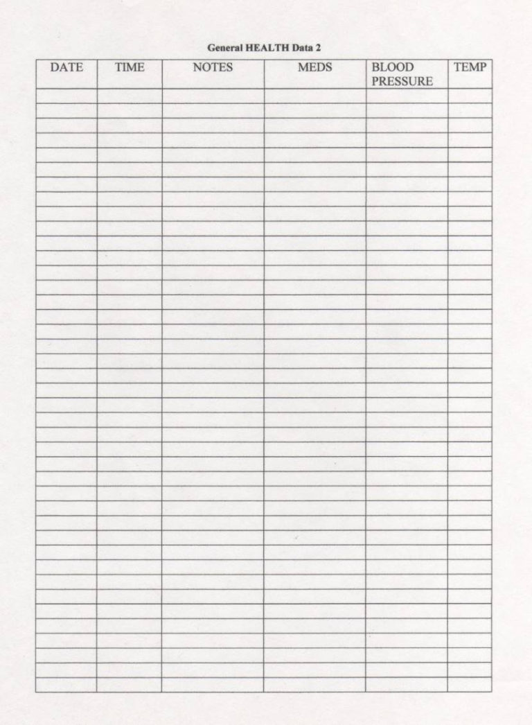 Blood Sugar Spreadsheet — db-excel.com