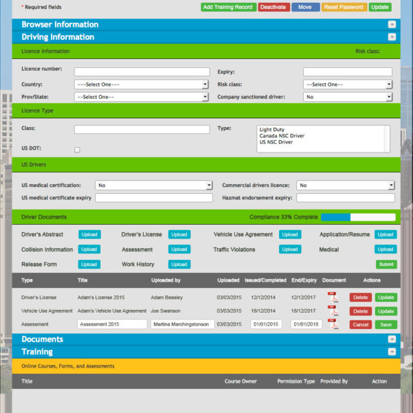 Commercial Driver Compliance Tracking System with Document Tracking ...