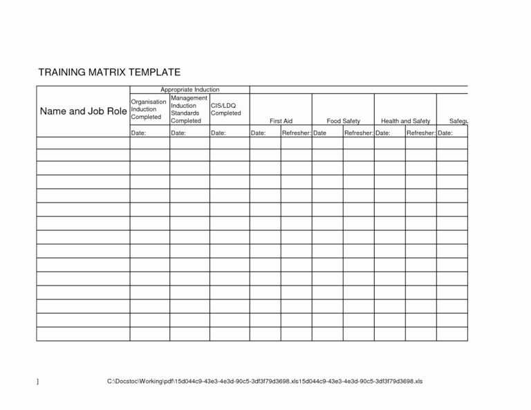 Employee Training Tracker Excel Spreadsheet Awesome Free Employee to ...