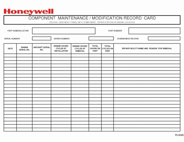 Example Of Aircraft Maintenance Tracking Spreadsheet Best Documents ...