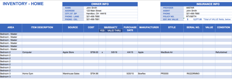 Hardware Inventory Management Excel Template — db-excel.com
