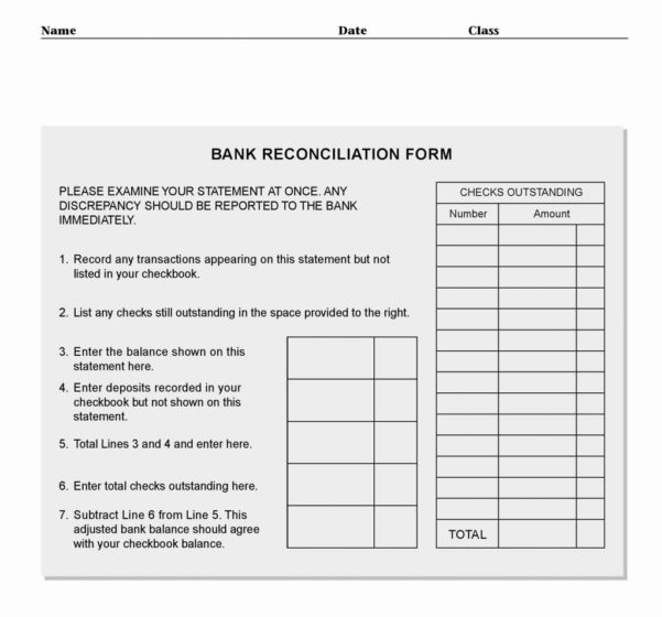 Excel Spreadsheet Book Examples Books With Bank Reconcili On and ...