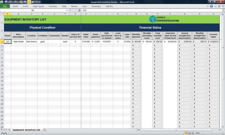 Free Excel Inventory Tracking Spreadsheet — db-excel.com