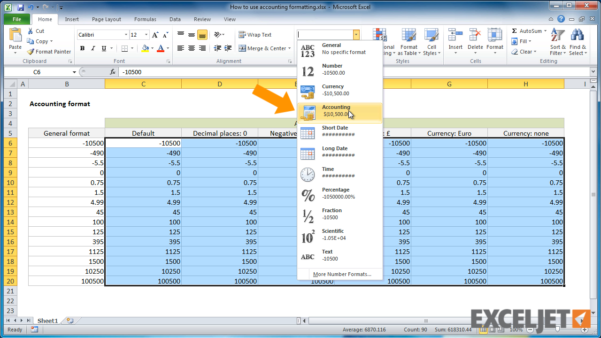 Basic Accounting Excel Formulas — db-excel.com