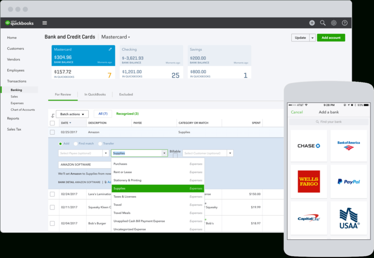 Expense Tracker App | Business Income & Expense Reports | Quickbooks ...