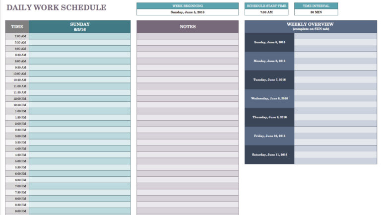 Time Management Templates Excel — db-excel.com