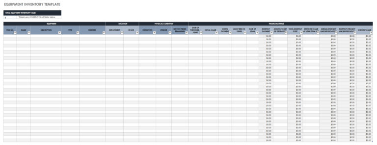 Free Excel Inventory Templates with Hotel Inventory Spreadsheet — db ...