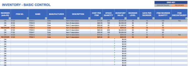 Excel Spreadsheet Inventory Management — db-excel.com