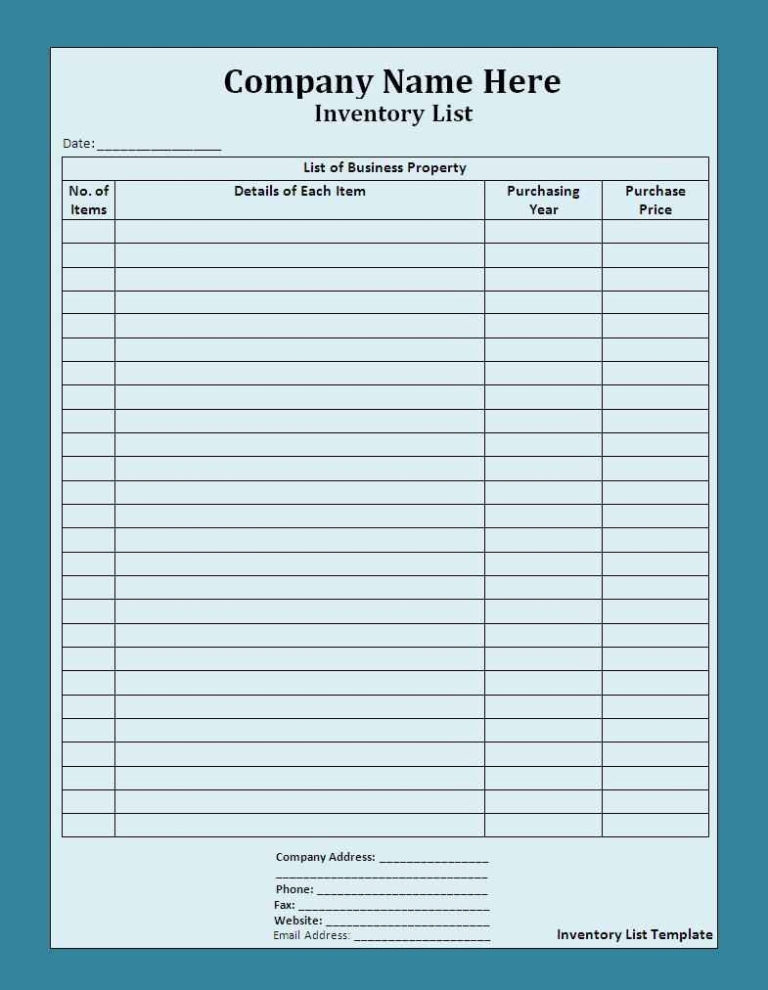 Free Inventory Tracking Spreadsheet Template Free Inventory And Mary ...