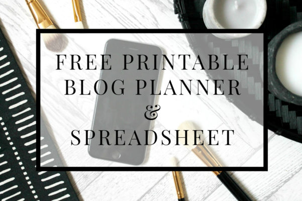 Free Printable Blog Planner & Downloadable Spreadsheet | Tea Party ...
