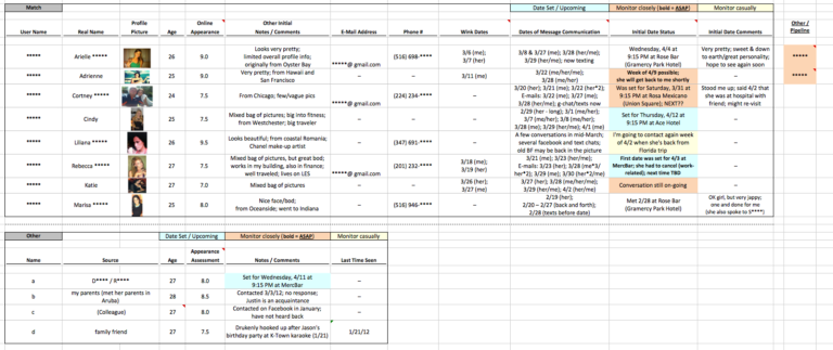 Free Prospect Tracking Spreadsheet Client Excel Lead Screen Shot within ...